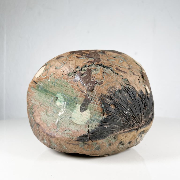 Vintage Modern Sculptural Art Abstract Sphere Pottery One For Sale at ...