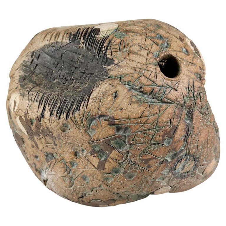 Vintage Modern Sculptural Art Abstract Sphere Pottery One For Sale at ...