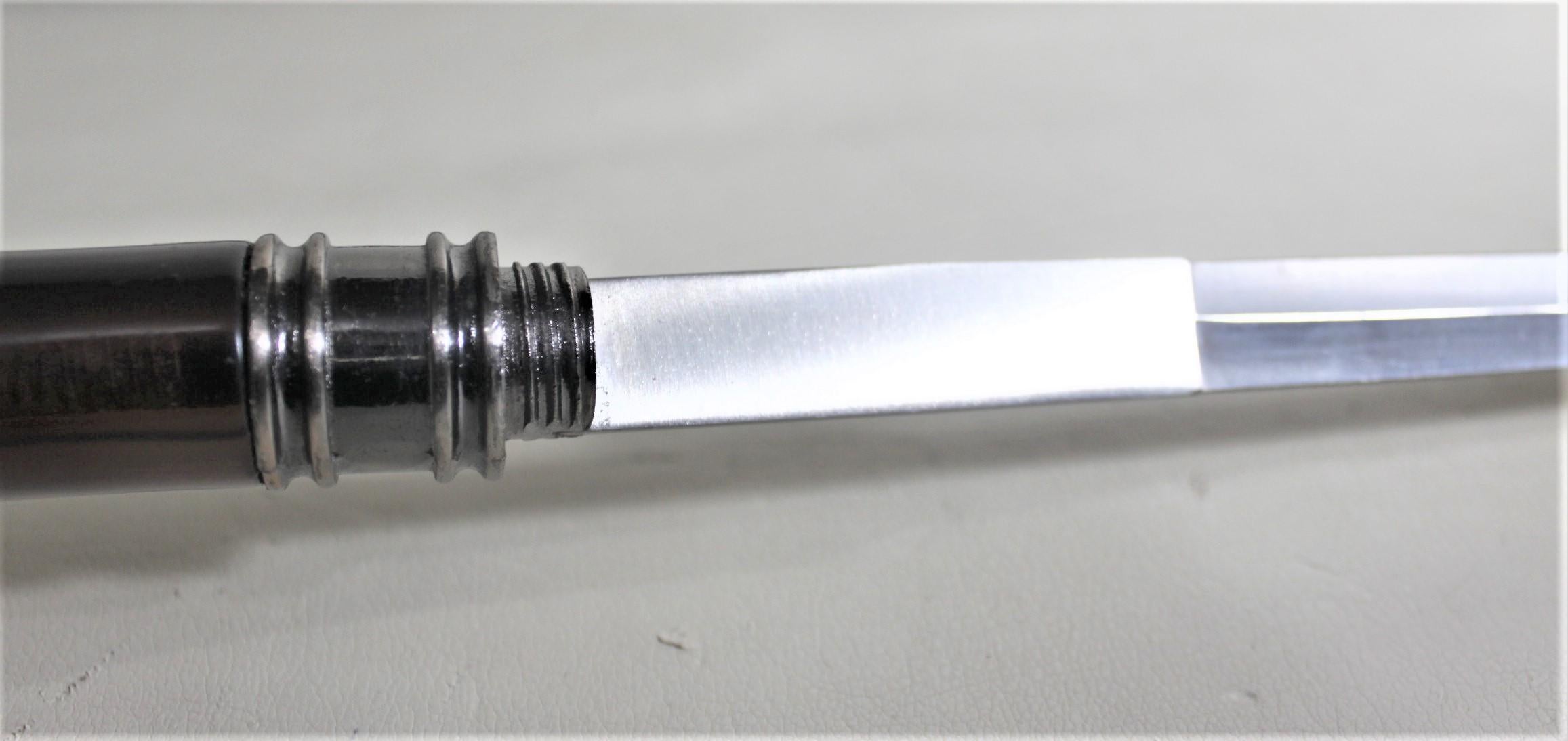 Vintage Molded Resin with Dice Handled Gambler's Weapon or Sword ...