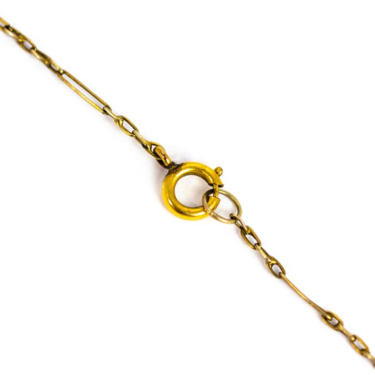 Vintage Moonstone Festoon Necklace at 1stDibs