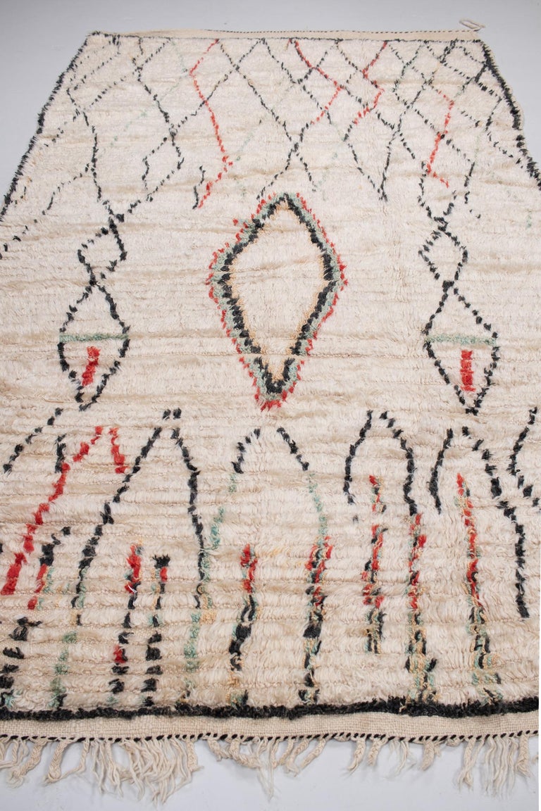 Vintage Moroccan Azilal Rug For Sale at 1stDibs
