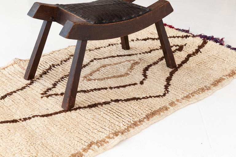 Vintage Moroccan Azilal Tribe Berber Rug For Sale at 1stDibs