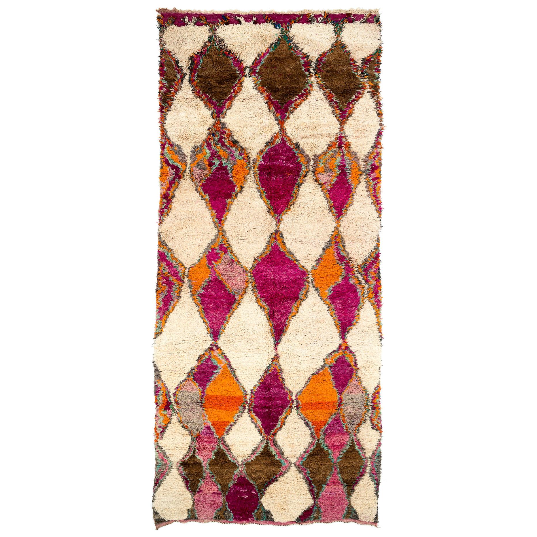 Vintage Moroccan Berber Ait Bou Ichaouen Rug For Sale at 1stDibs ...