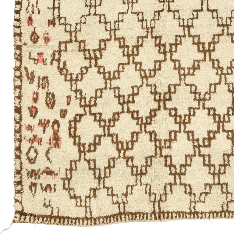 Vintage Moroccan Berber Carpet For Sale at 1stDibs