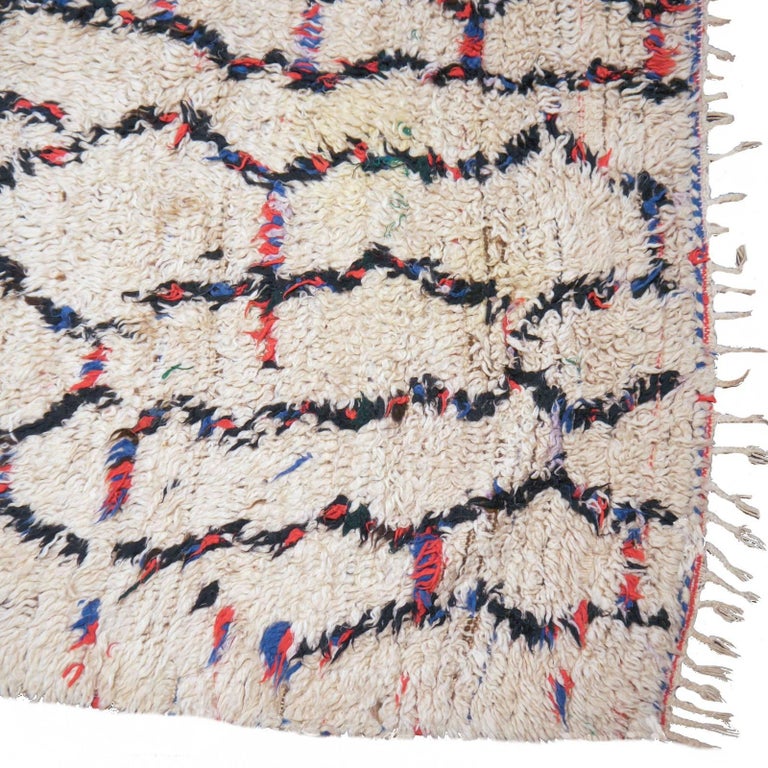 Vintage Moroccan tribal Azilal carpet For Sale at 1stDibs