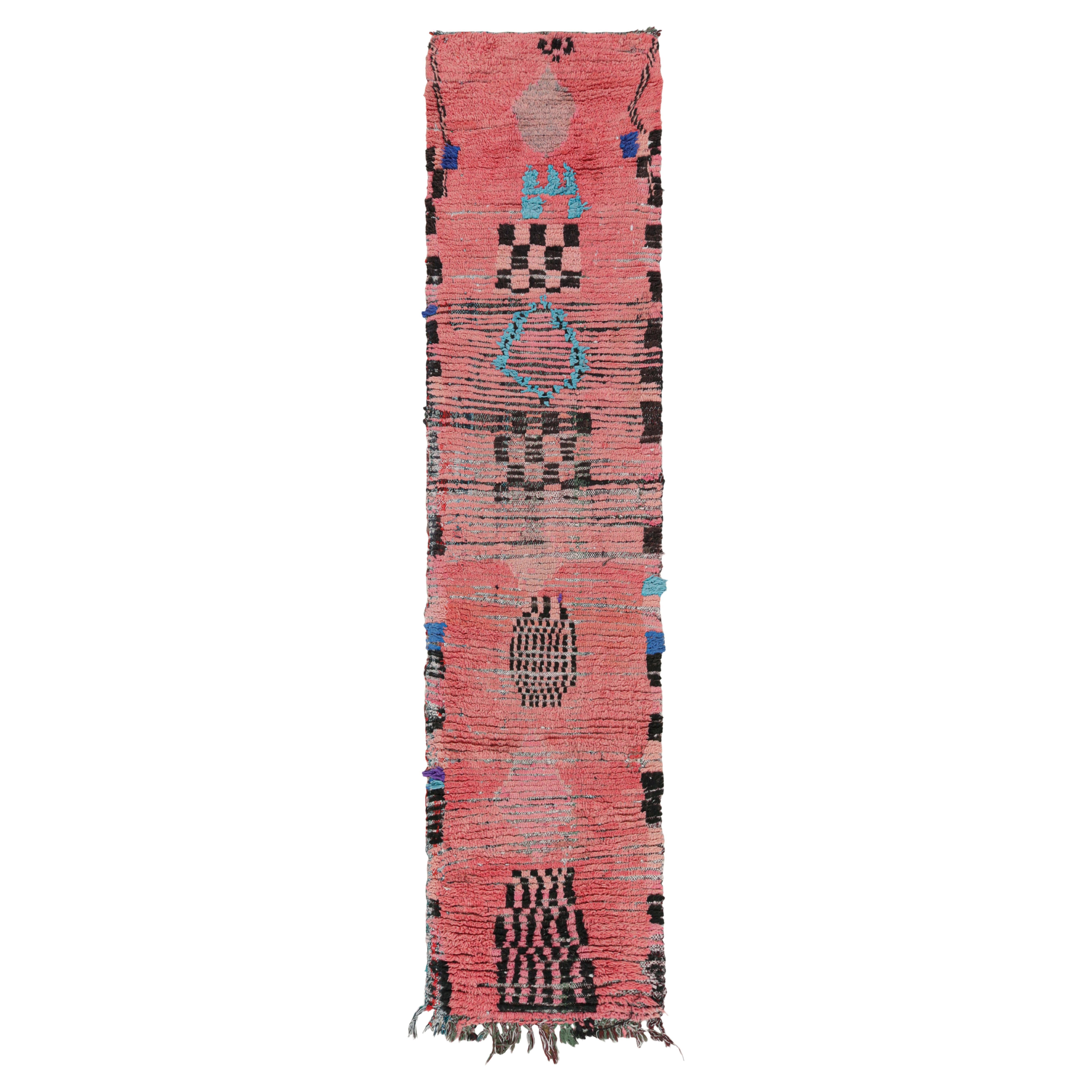 Vintage Moroccan Runner with Colorful Patterns and Stripes, from Rug ...