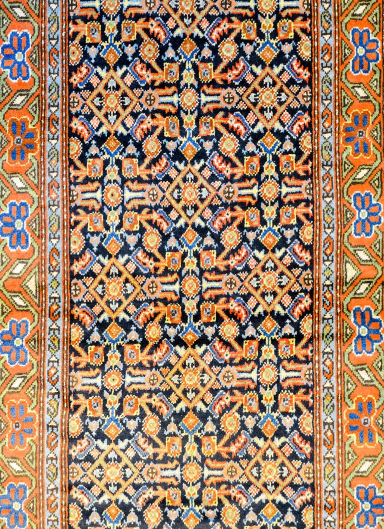 Antique East Turkistan Herati Rug For Sale at 1stDibs