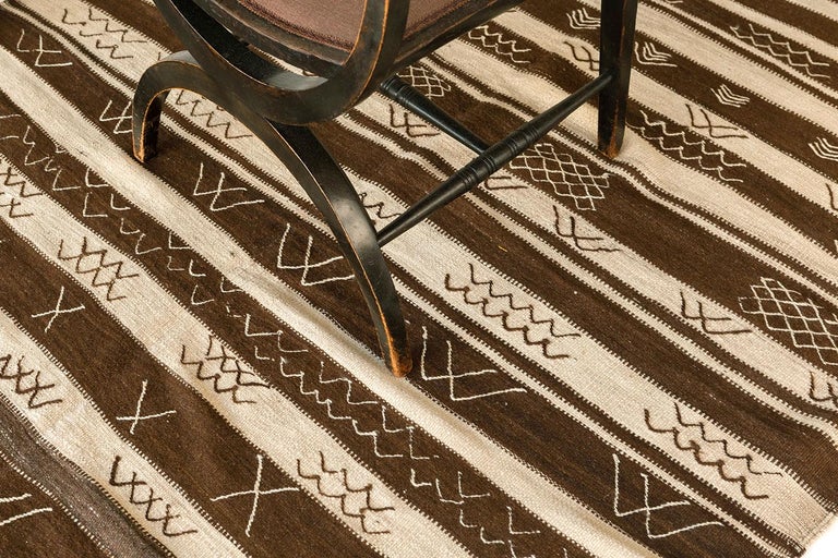 Vintage Moroccan High Atlas Berber Tribe Kilim For Sale at 1stDibs