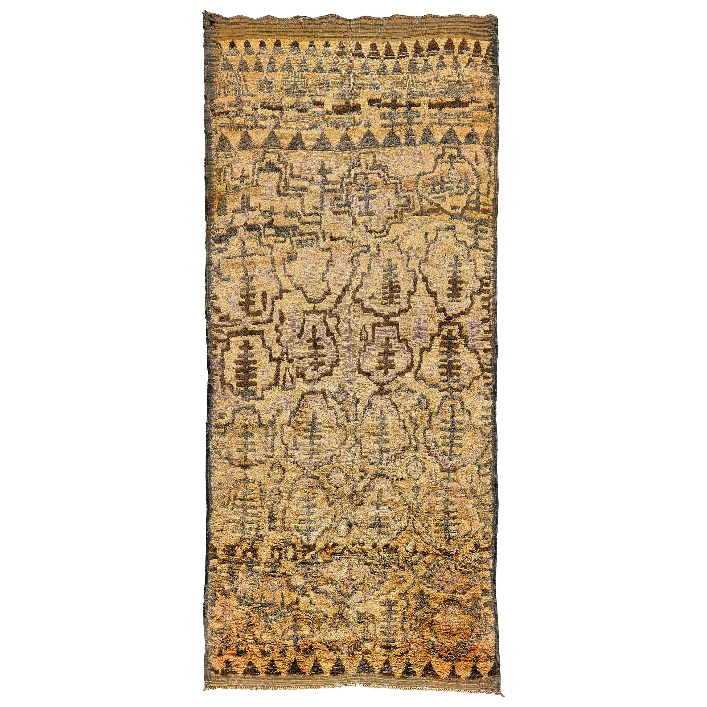 Vintage Moroccan Rug High Atlas Tribe at 1stDibs
