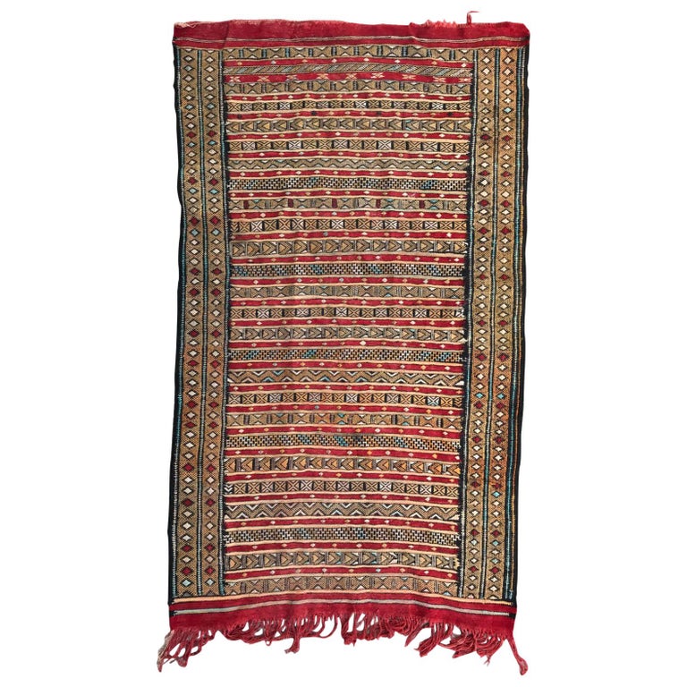 Vintage Moroccan Kilim at 1stDibs