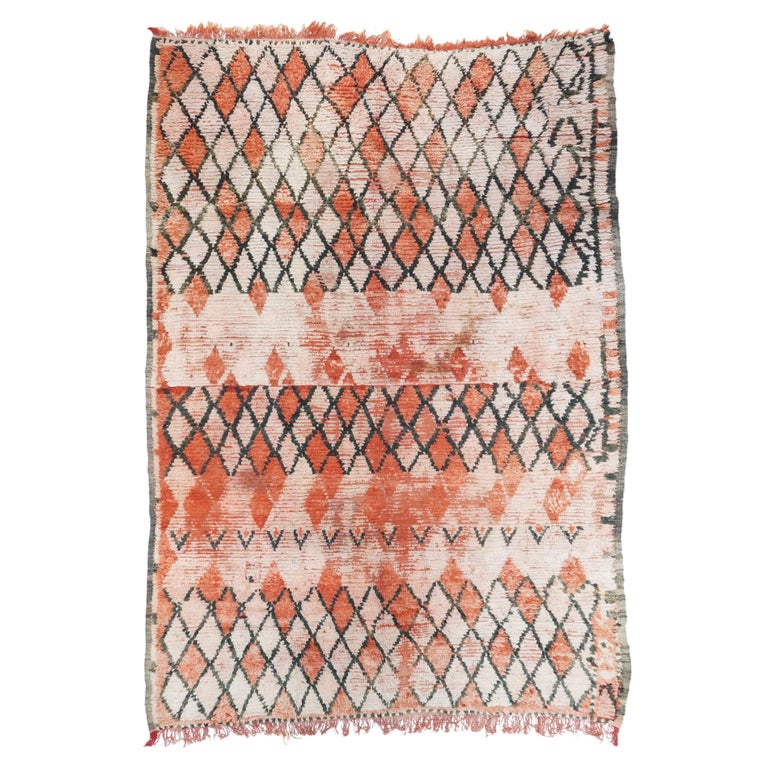 Vintage Moroccan Rug For Sale at 1stDibs