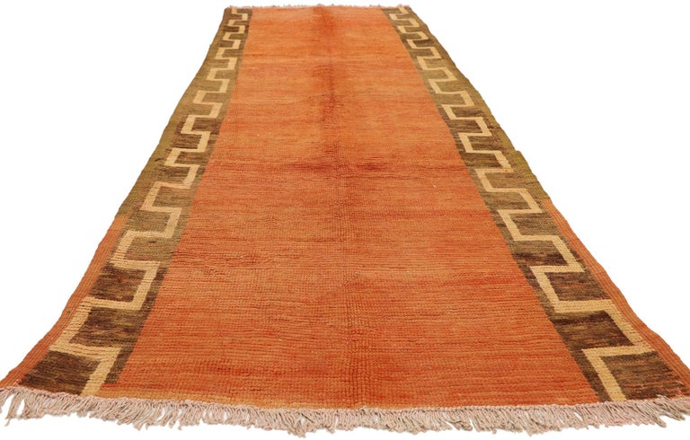Vintage Moroccan Runner, Extra-Long Moroccan Hallway Runner at 1stDibs