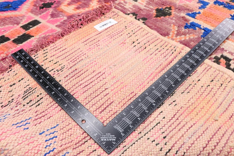 Vintage Moroccan Tribal Rug with Abstract Expressionist and Cubism ...