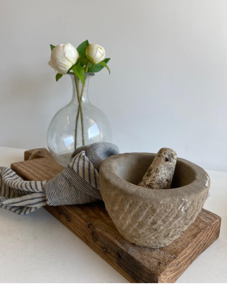 Vintage Mortar and Pestle Bowl Set at 1stDibs