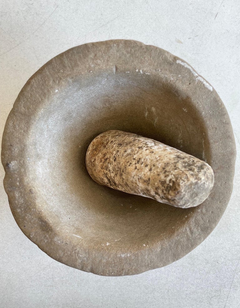 Vintage Mortar and Pestle Bowl Set at 1stDibs