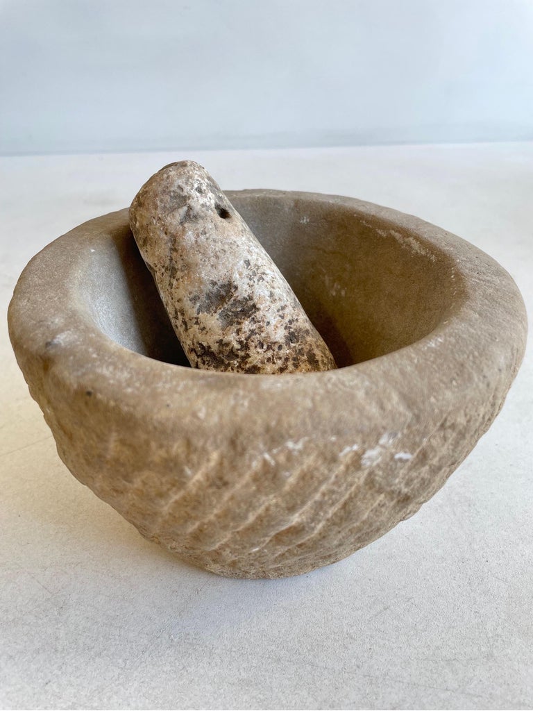 Vintage Mortar and Pestle Bowl Set at 1stDibs