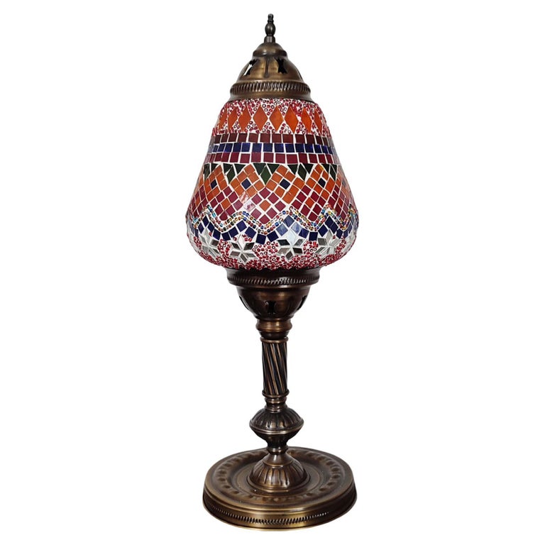 Vintage Mosaic Morocco Table Lamp For Sale at 1stDibs | vintage mosaic lamp