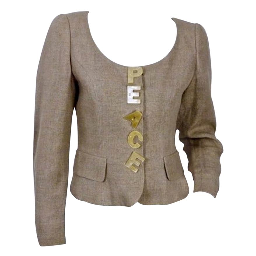 Moschino Magritte "Ceci N'est Pas Moi" Mens Vest at 1stDibs