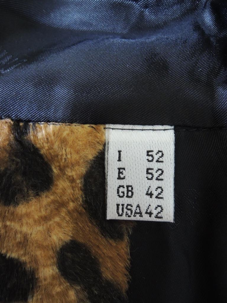 Vintage Moschino Plush Leopard Print Vest For Sale at 1stDibs