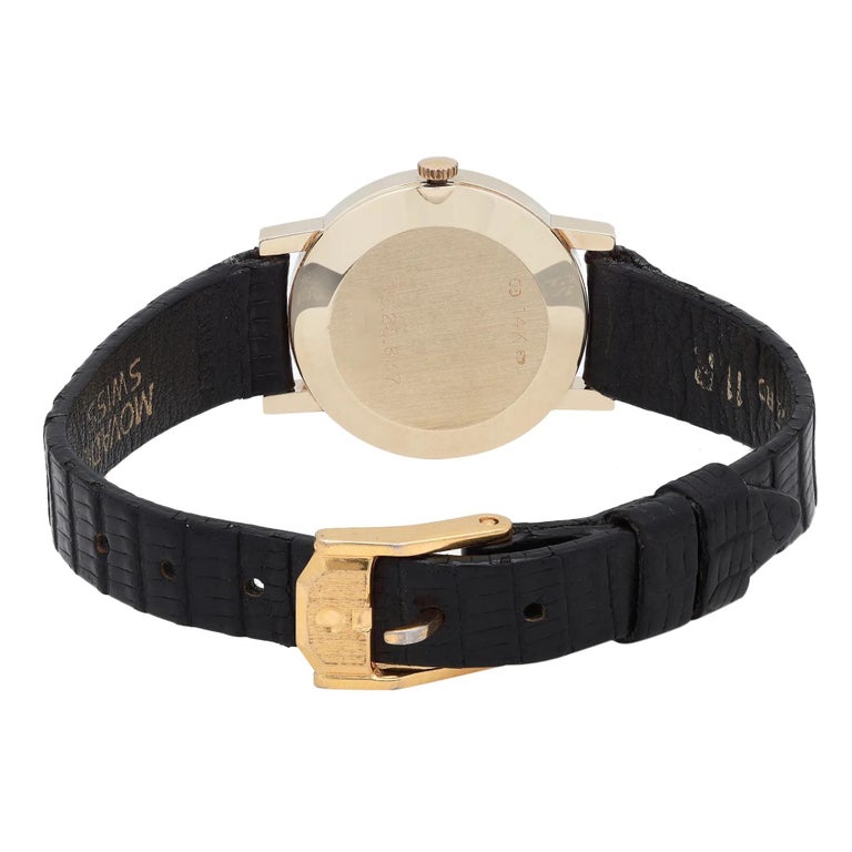 Vintage Movado Museum 14k Yellow Gold Steel Quartz Ladies Watch 70.25. ...