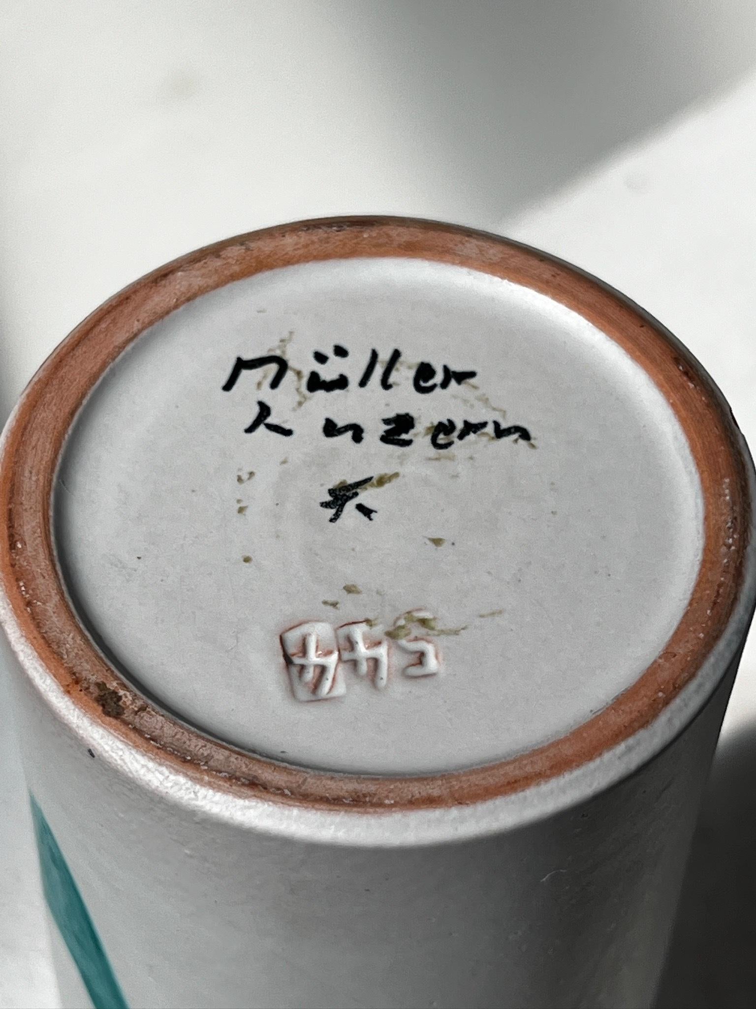 Vintage Müller Lucerne Studio Pottery Vase - Mid-Century Modern Swiss ...