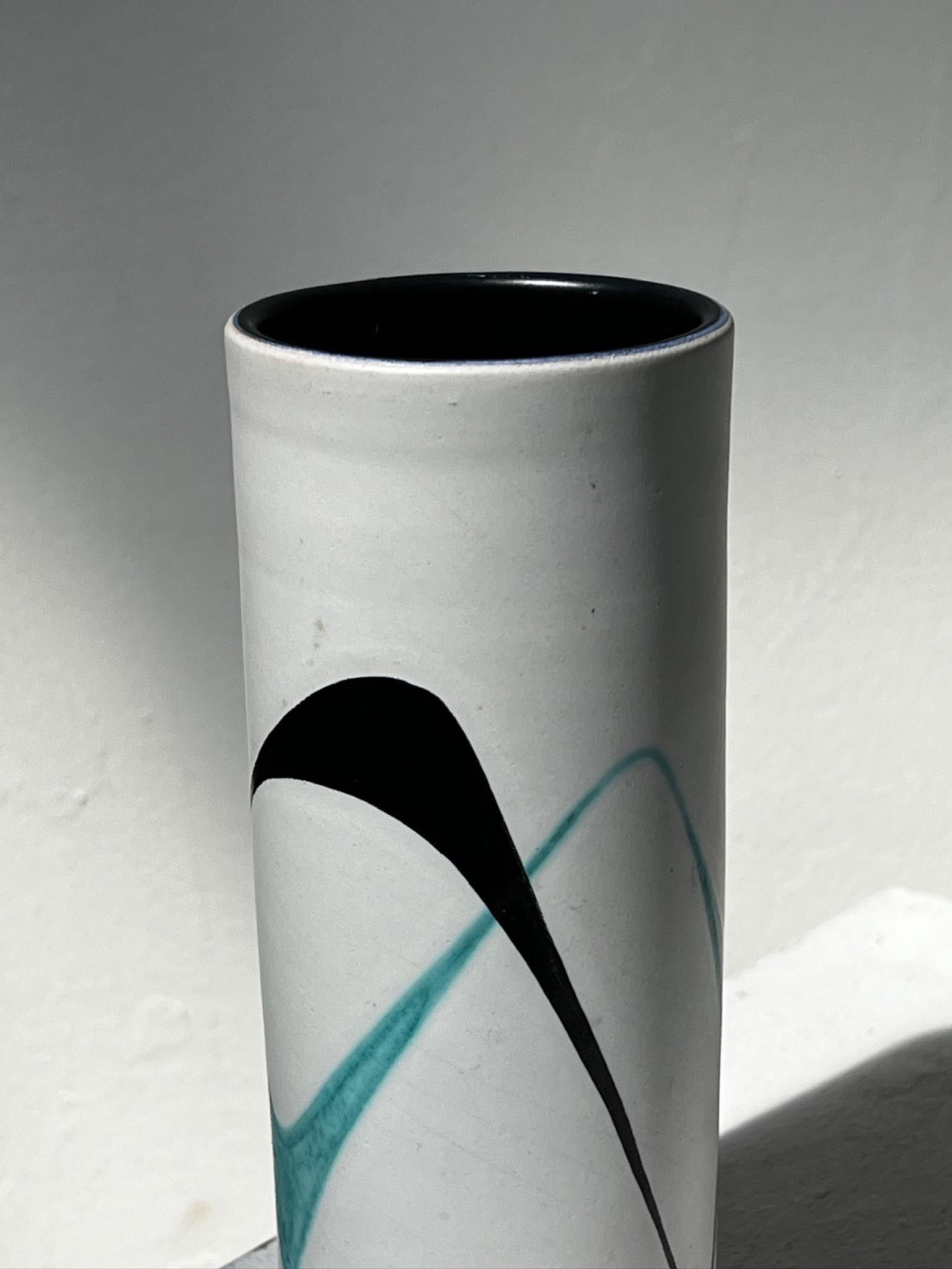 Vintage Müller Lucerne Studio Pottery Vase - Mid-Century Modern Swiss ...