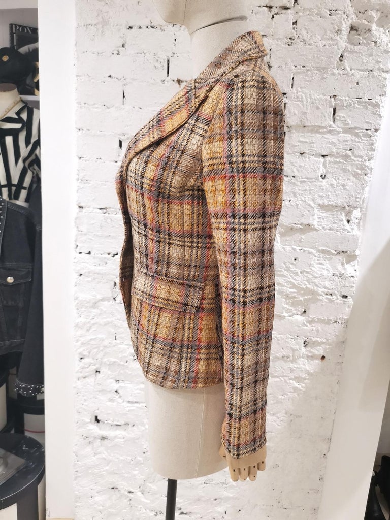 Vintage multicoloured cotton jacket at 1stDibs