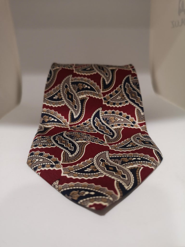 Vintage multicoloured tie For Sale at 1stDibs