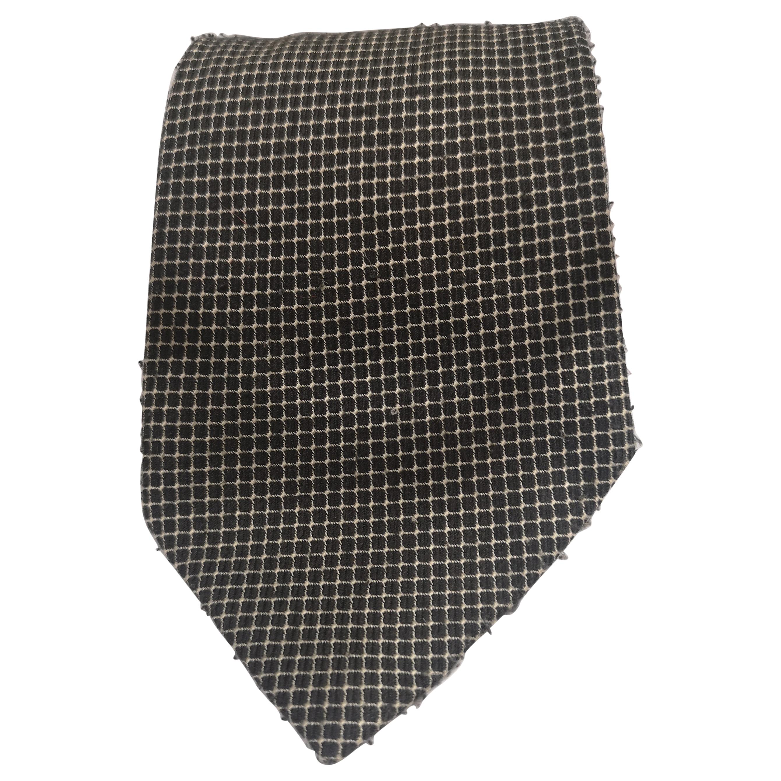 Vintage multicoloured silk tie For Sale at 1stDibs