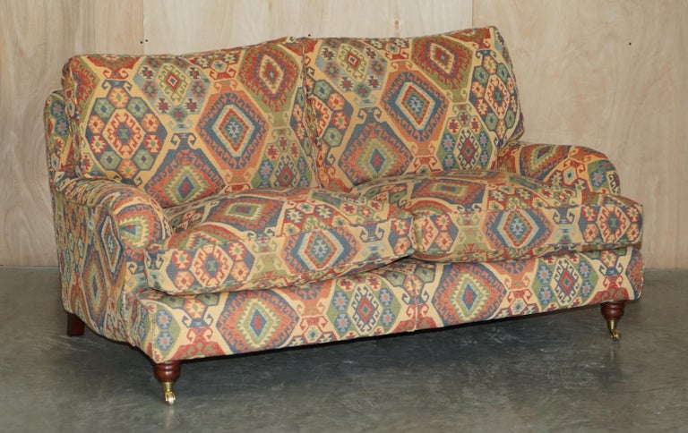 Vintage Multiyork Kilim Upholstered Howard and Son's Style Armchair and ...