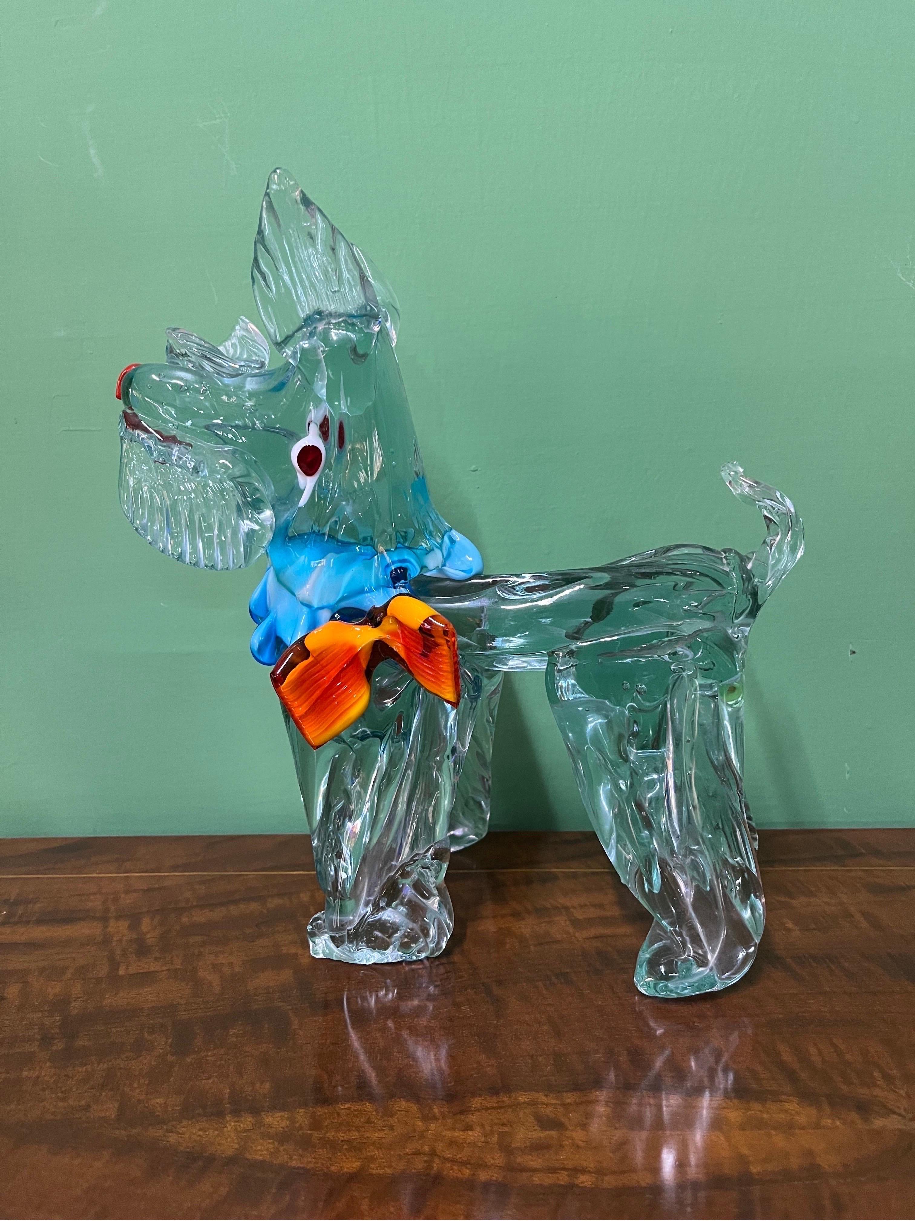 Vintage Murano Dog 1950s For Sale at 1stDibs | murano glass dog ...