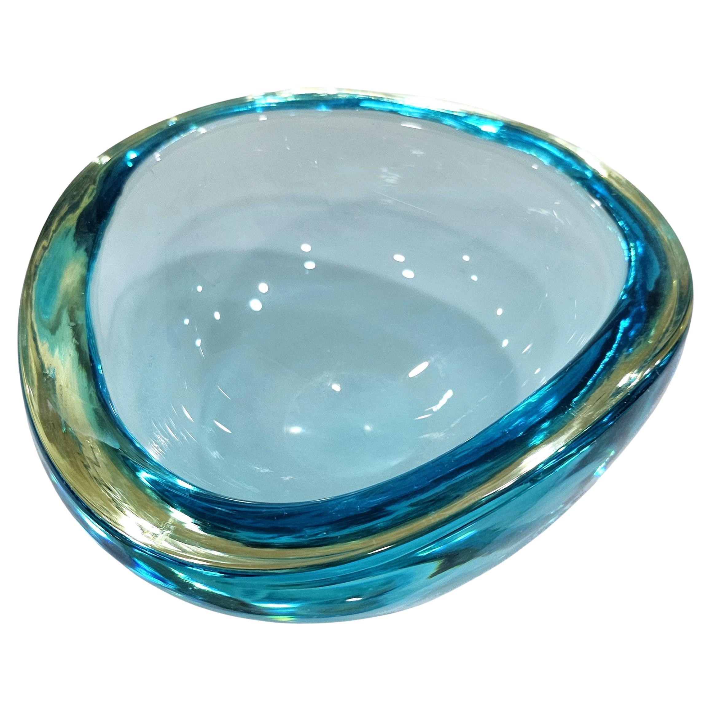 Vintage Murano Glass Bowl For Sale at 1stDibs