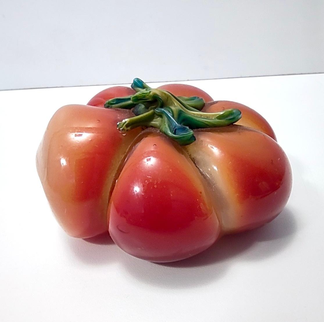 Vintage Murano Glass Decorative Item of a Tomato by Martinuzzi for ...