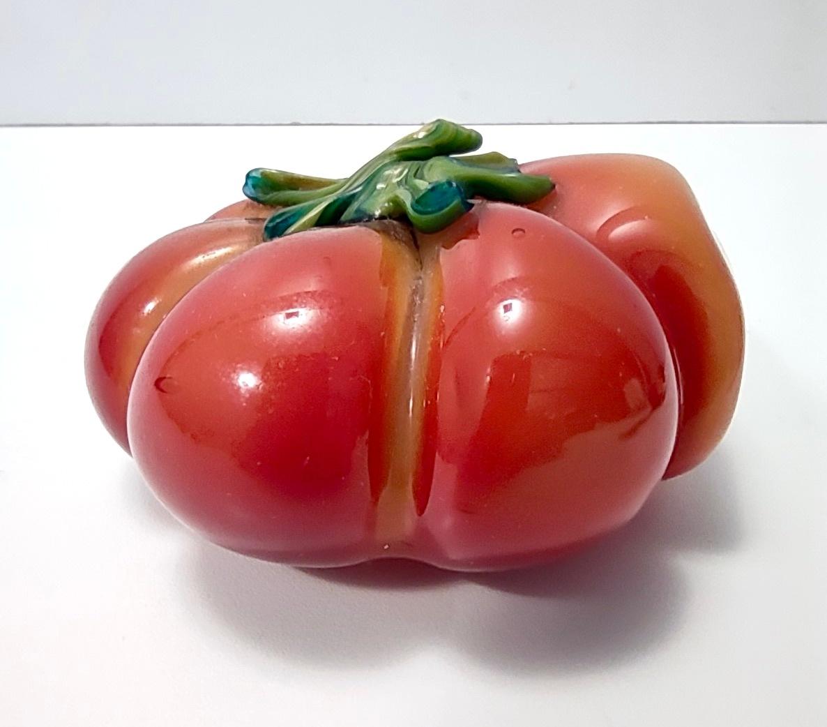 Vintage Murano Glass Decorative Item of a Tomato by Martinuzzi for ...