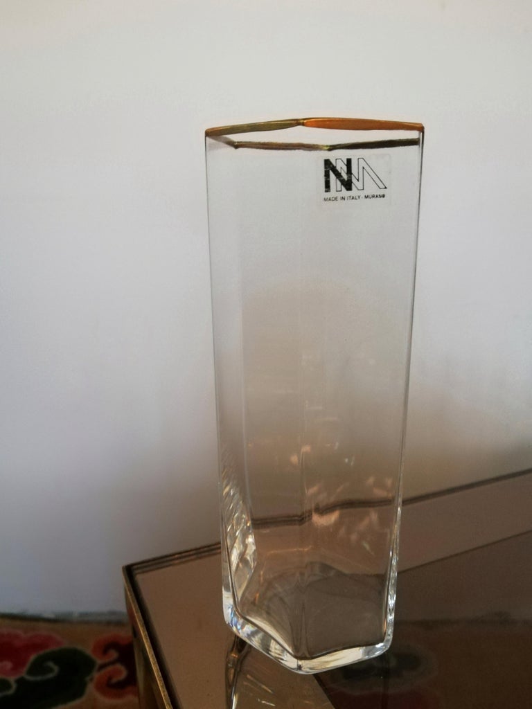 Vintage Murano Hexagonal Tumbler Glasses by Nason Moretti, Italy 1970s ...