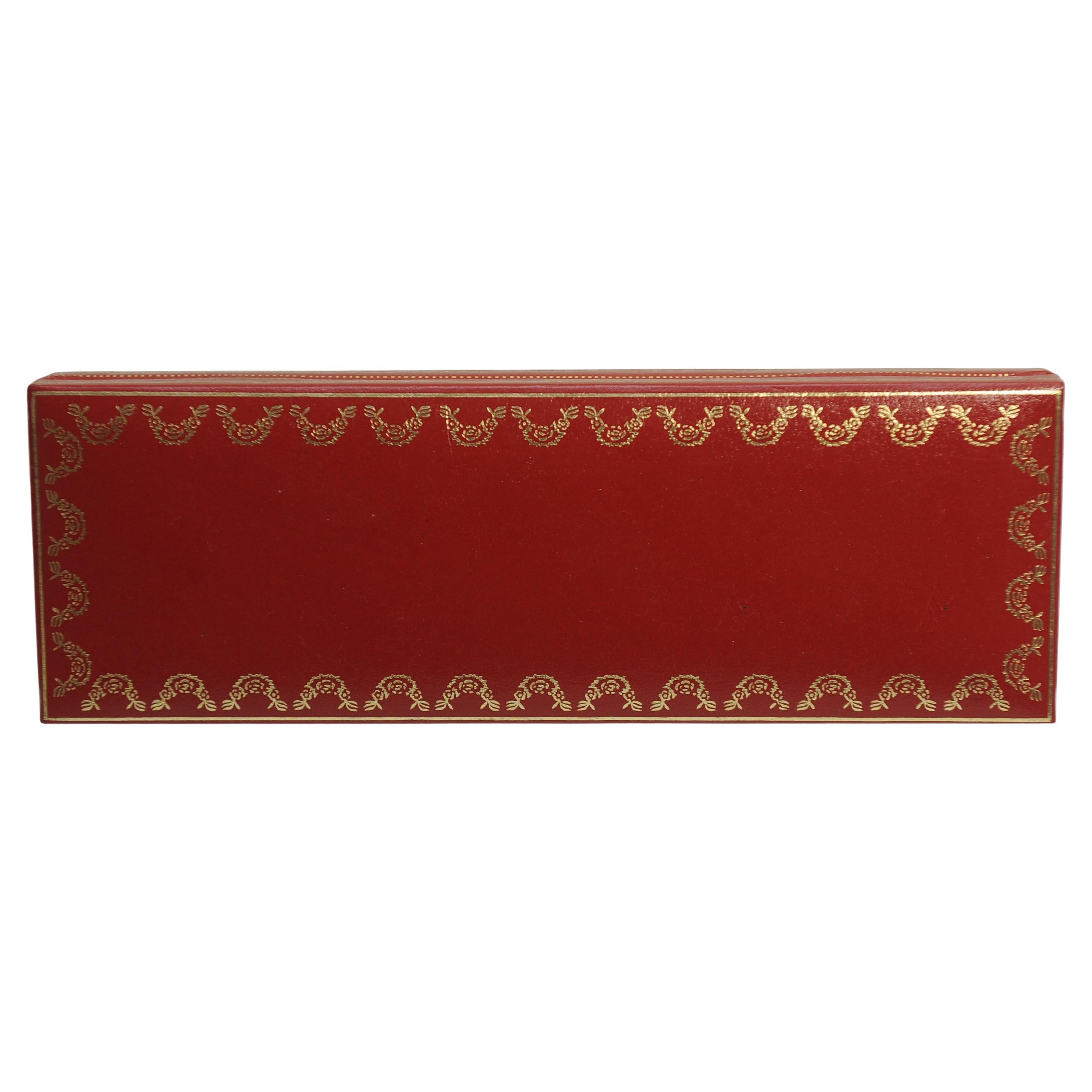 Vintage Must de Cartier 18ct Gold Plated Vendome Crosshatch Cisele ...