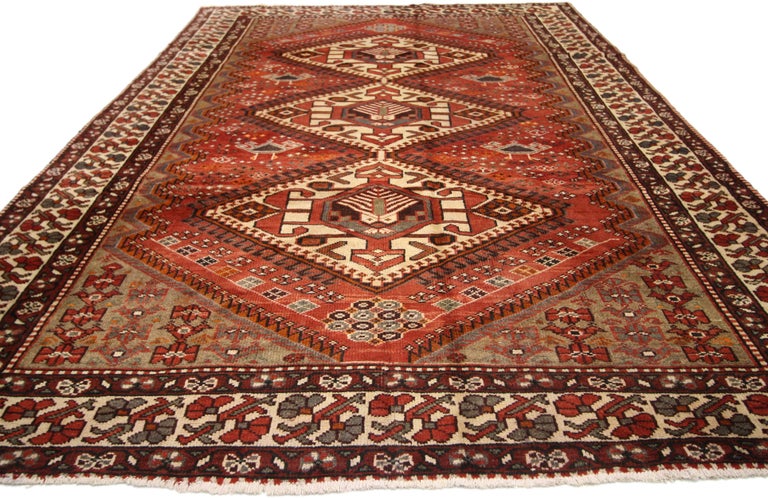 Vintage Nahavand Hamadan Persian Area Rug with Tribal Style For Sale at ...