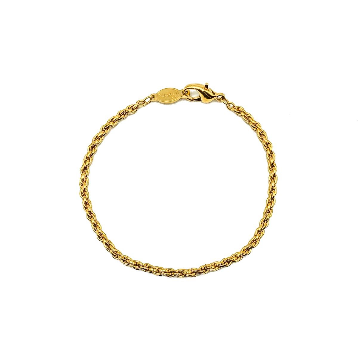 Vintage Napier Rope Style Chain Bracelet 1980s at 1stDibs | napier ...