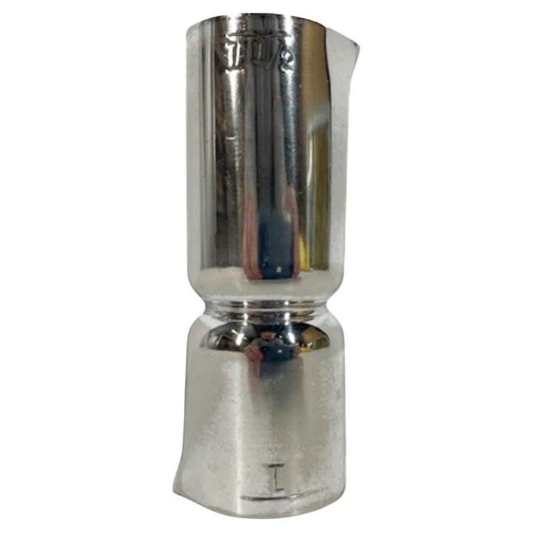 Vintage Napier Silver Plate 1oz / 1-1/2oz Double Jigger For Sale at 1stDibs