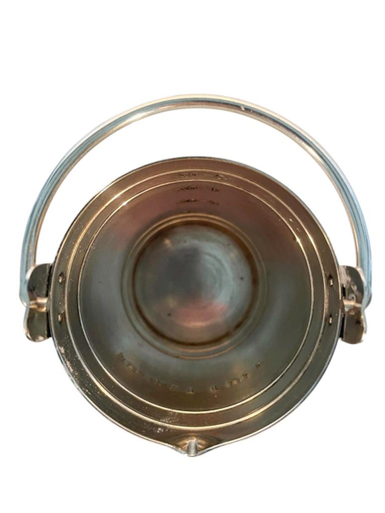 Vintage Napier Silver Plate "Bucket Full" 4oz Spirit Measure For Sale ...
