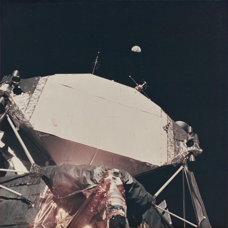 Vintage NASA Photograph of the Apollo 11 Moon Landing For Sale at 1stDibs