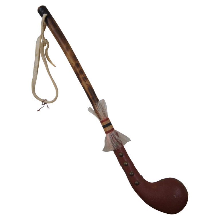 Vintage Native American Ceremonial Dance Tomahawk War Club 22" For Sale ...