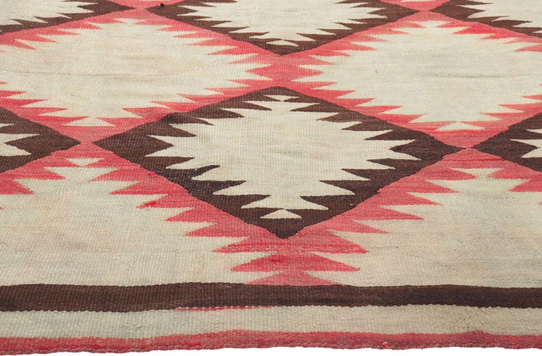 Vintage Navajo Eye Dazzler Rug with Native American Style For Sale at ...