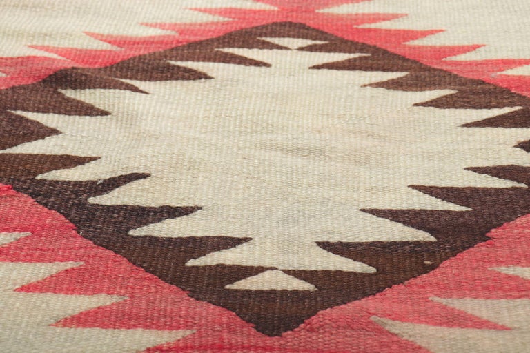 Vintage Navajo Eye Dazzler Rug with Native American Style For Sale at ...