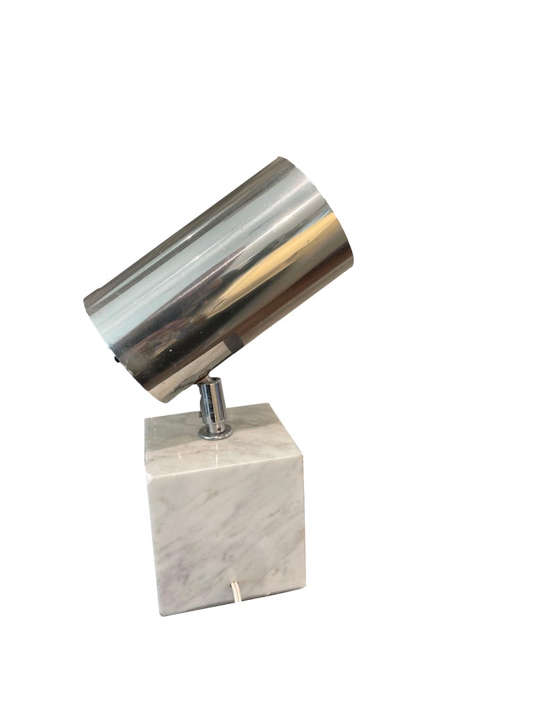 Vintage Neal Small for Koch and Lowy Marble and Brass Lamp For Sale at ...