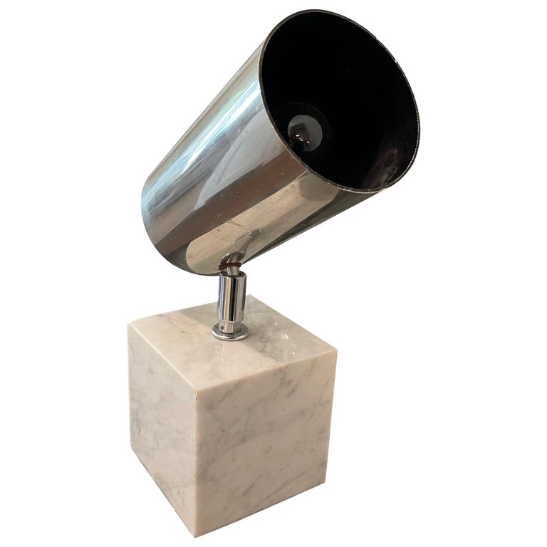 Vintage Neal Small for Koch and Lowy Marble and Brass Lamp For Sale at ...