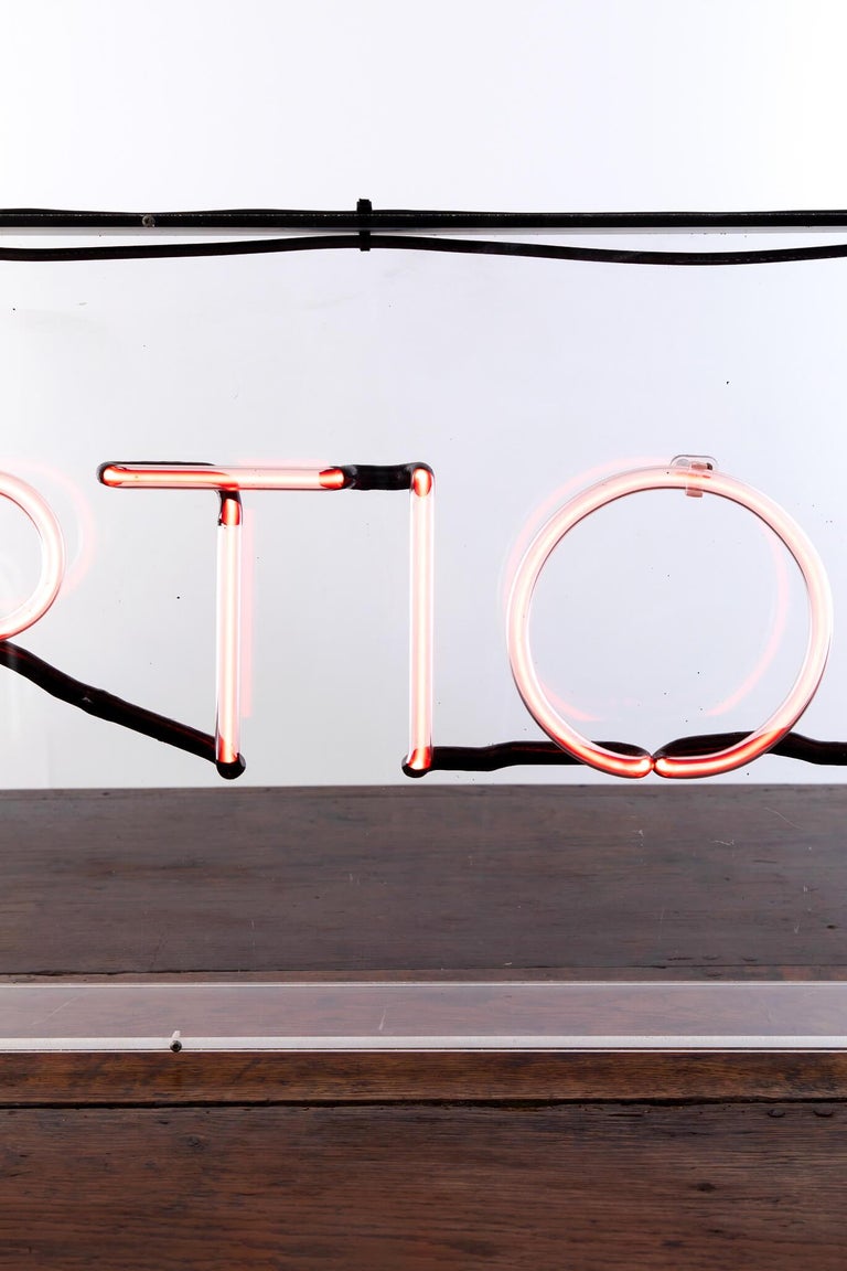 Vintage Neon Chemist Sign in a Perspex Box, 20th Century For Sale at ...