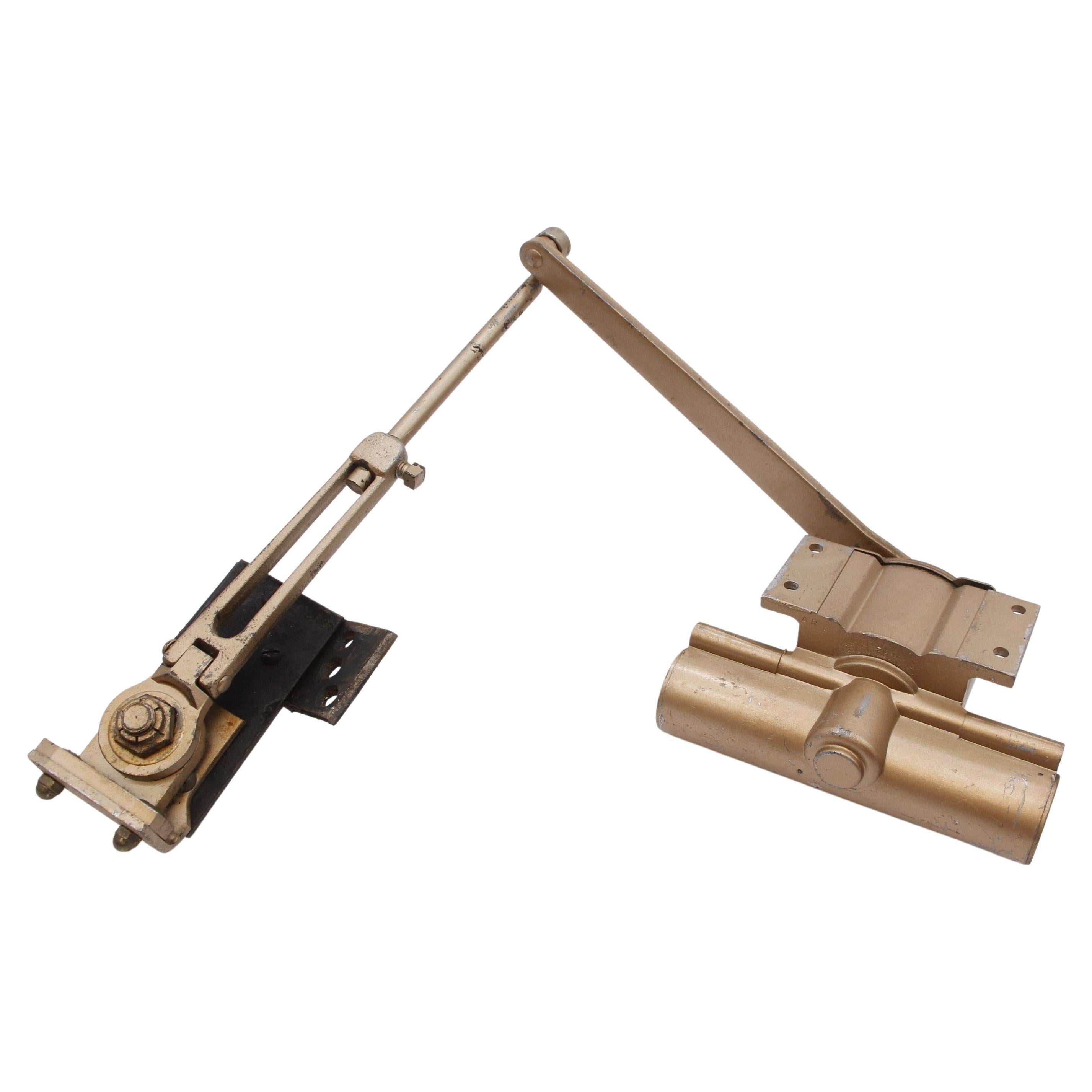 Vintage Norton 78-BF Brass Surface Door Closer For Sale at 1stDibs