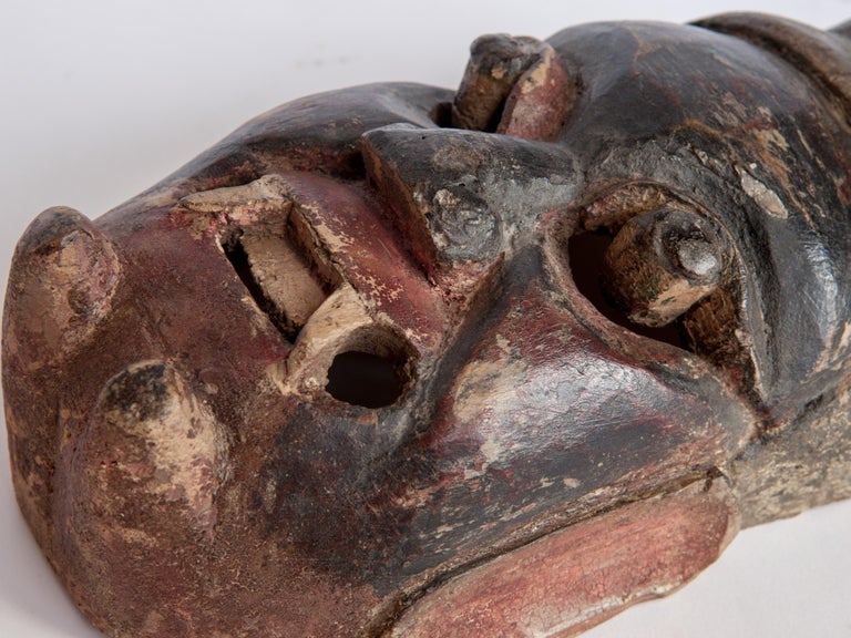 Vintage Nuo Theater Performance Mask Guizhou, South China, Mid-20th ...