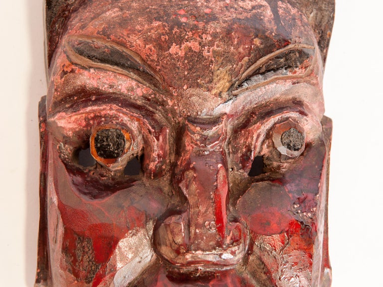 Vintage Nuo Theater Performance Mask Guizhou, South China, Mid-20th ...